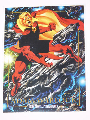 1992 SKYBOX MARVEL MASTERPIECES ADAM WARLOCK CARD #10 | eBay