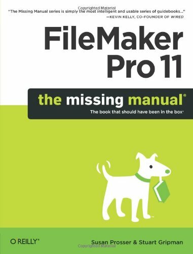 FileMaker Pro 11: The Missing Manual (Missing Manuals), Prosser, Gripman+= 9781449382599| eBay