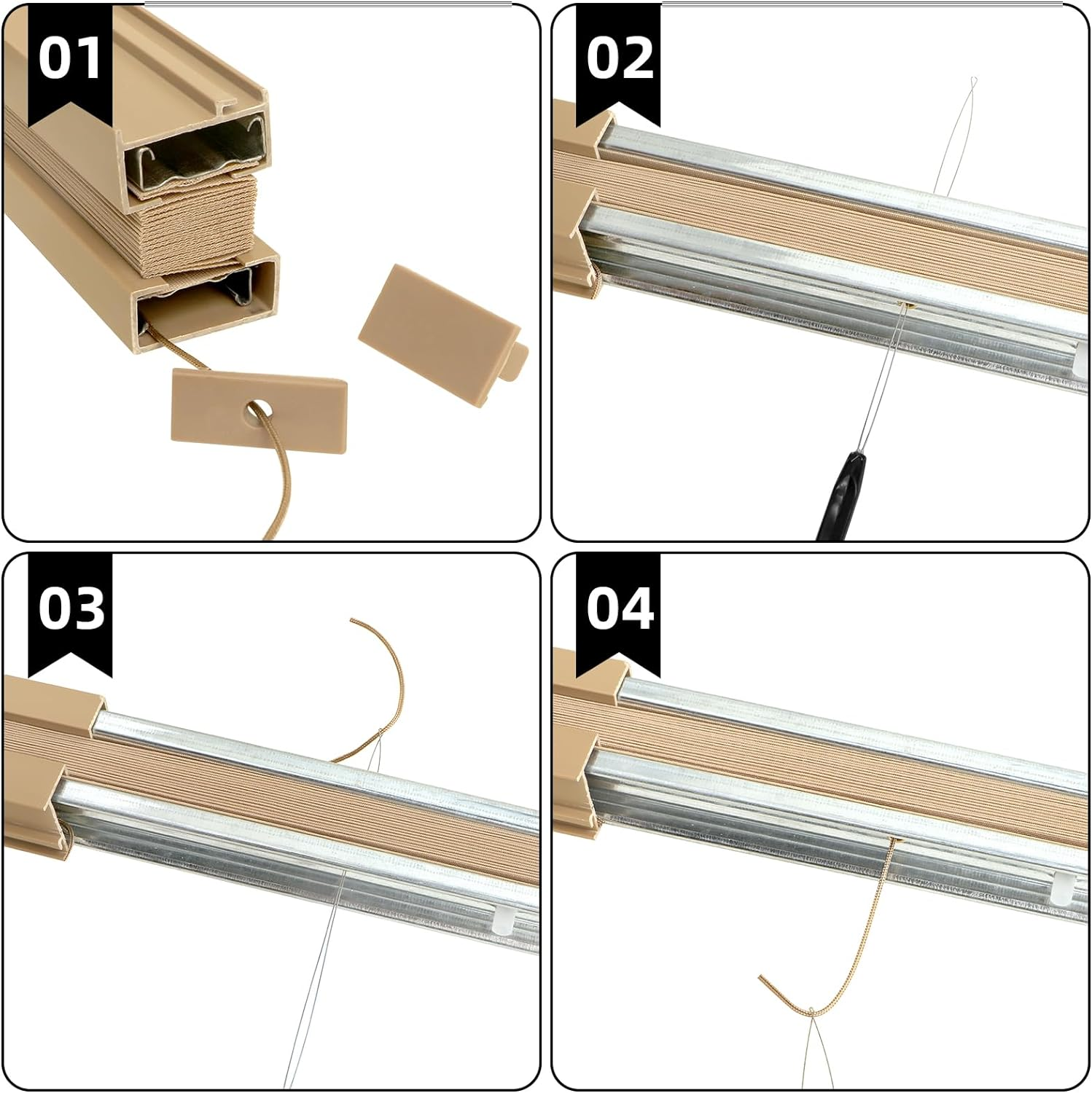 RV Blinds Repair Kit for Camper Window Pleated RV Shade Repair Kit ...