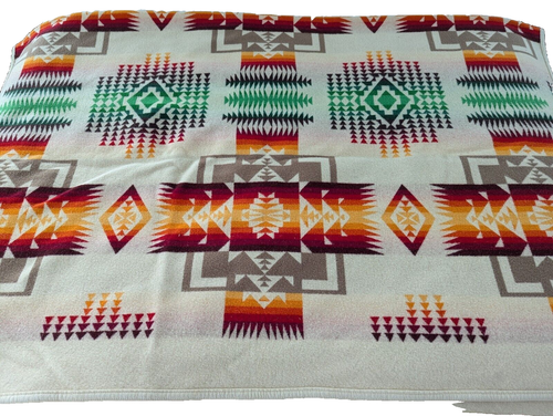 Pendleton Beaver State Wool Chief Joseph Aztec Tribal Southwest Pattern ...