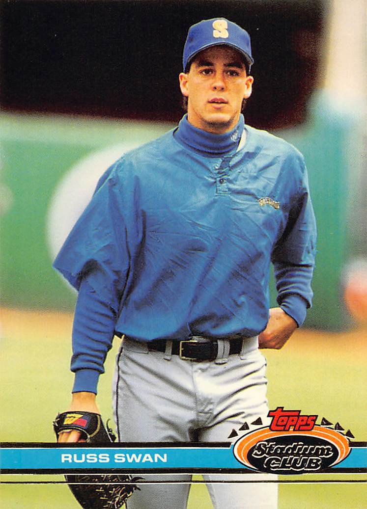 Russ Swan 1991 Stadium Club 577 Seattle Mariners Baseball Card | eBay