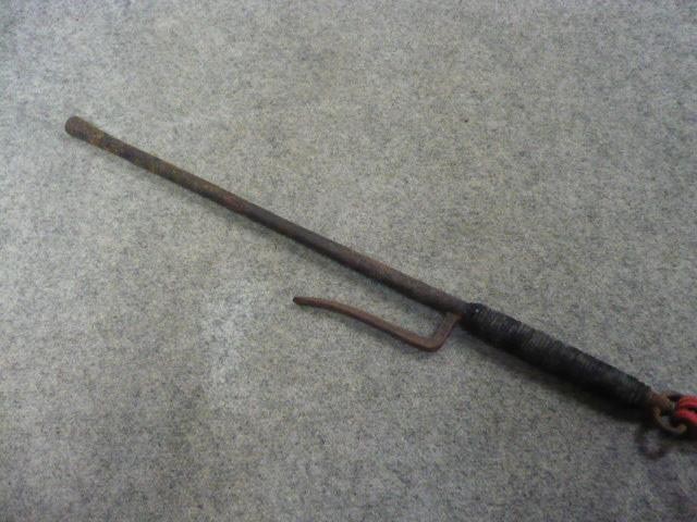 Japan Antique Sai Jitte Kabutowari katana sword yoroi koshirae Samurai ...