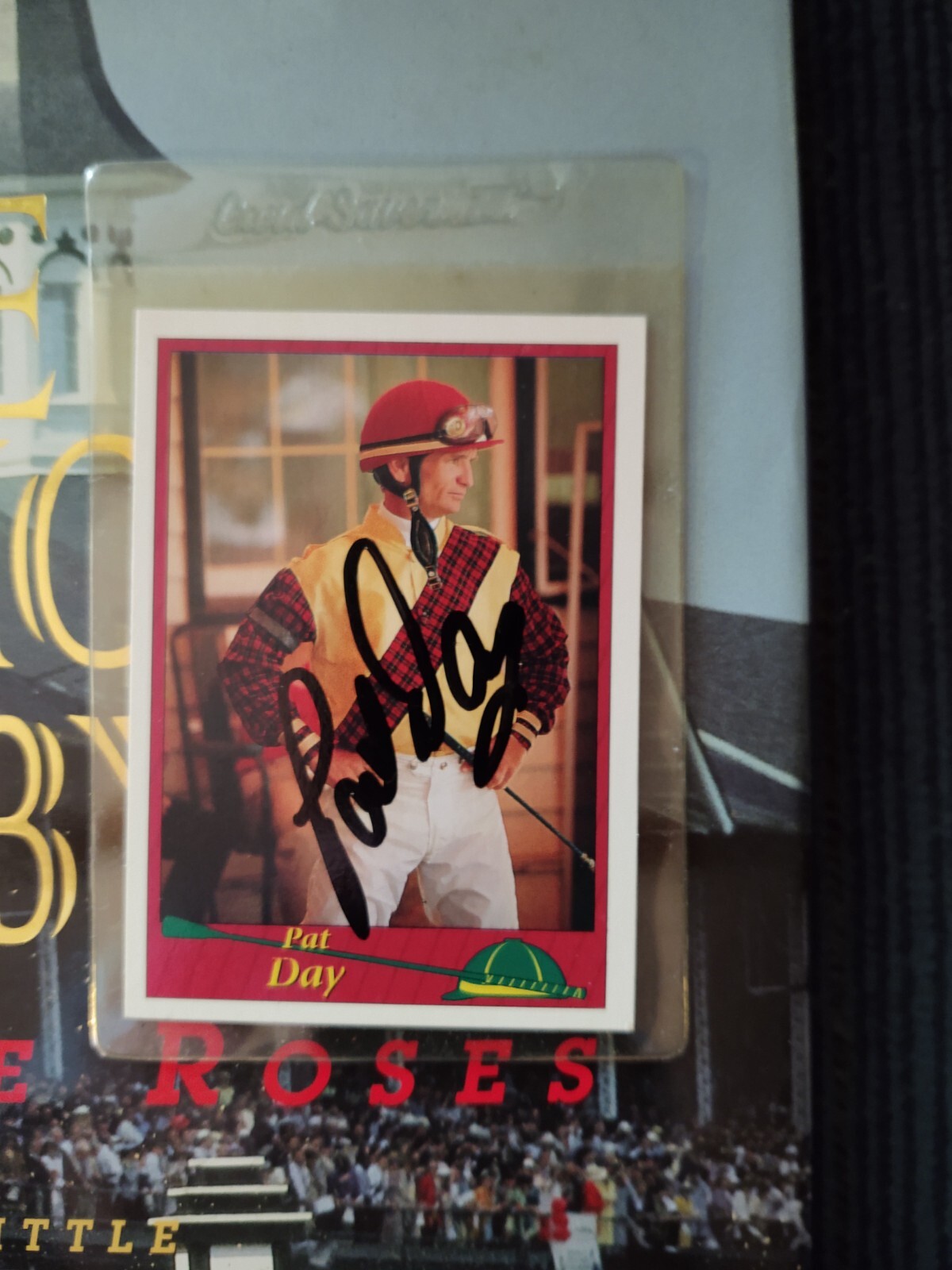 Dwayne Lucas Autograph in Book Run for The Roses w 2000 BC Program ...