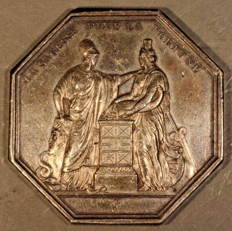 1845-60 Jeton Token Banque de France ANVIII /LA Fortune | eBay