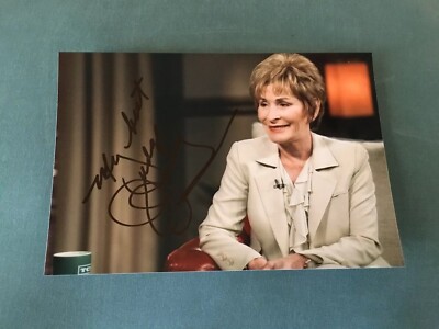 JUDGE JUDY AUTOGRAPHED In Person 4x6 PHOTO w/COA NO PERSONALIZATION ...