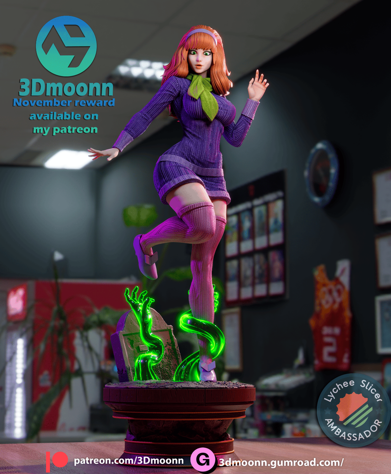 Daphne 3d Printed Model | Unassembled | Unpainted | 1/12-1/3 | eBay