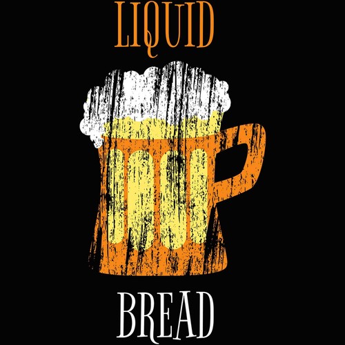 Liquid Bread Beer - Funny Womens T-Shirt Tshirt Clothing Fashion Tees ...