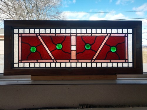 Vintage Antique Victorian Stained Glass Window 1890's (Fully Restored ...