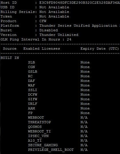 A10 Networks Thunder 1040S TH1040-020-2PS w/ CGNAT, WAF, SSLi - Ver 6 ...