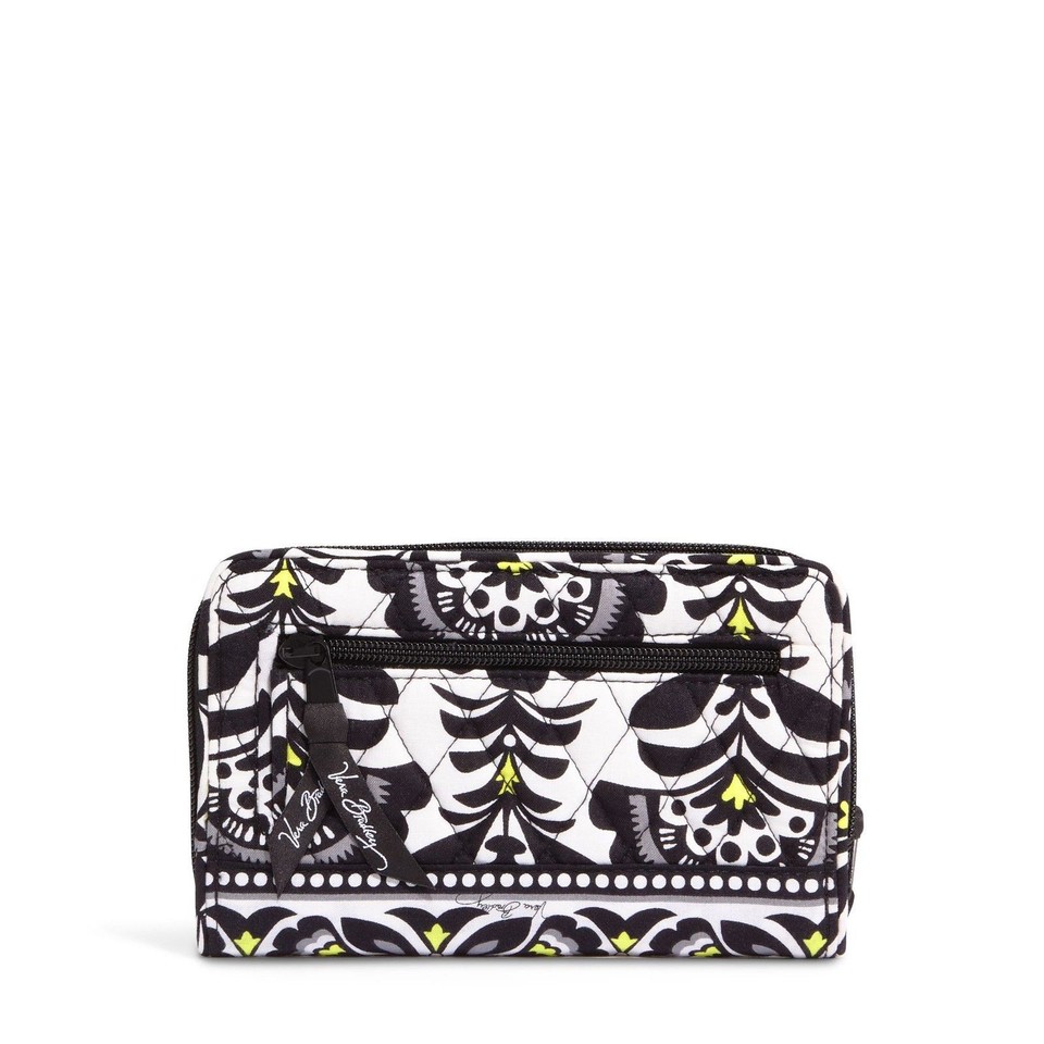 NWT Vera Bradley turn lock wallet in Fanfare zip around 10913 156 BC | eBay