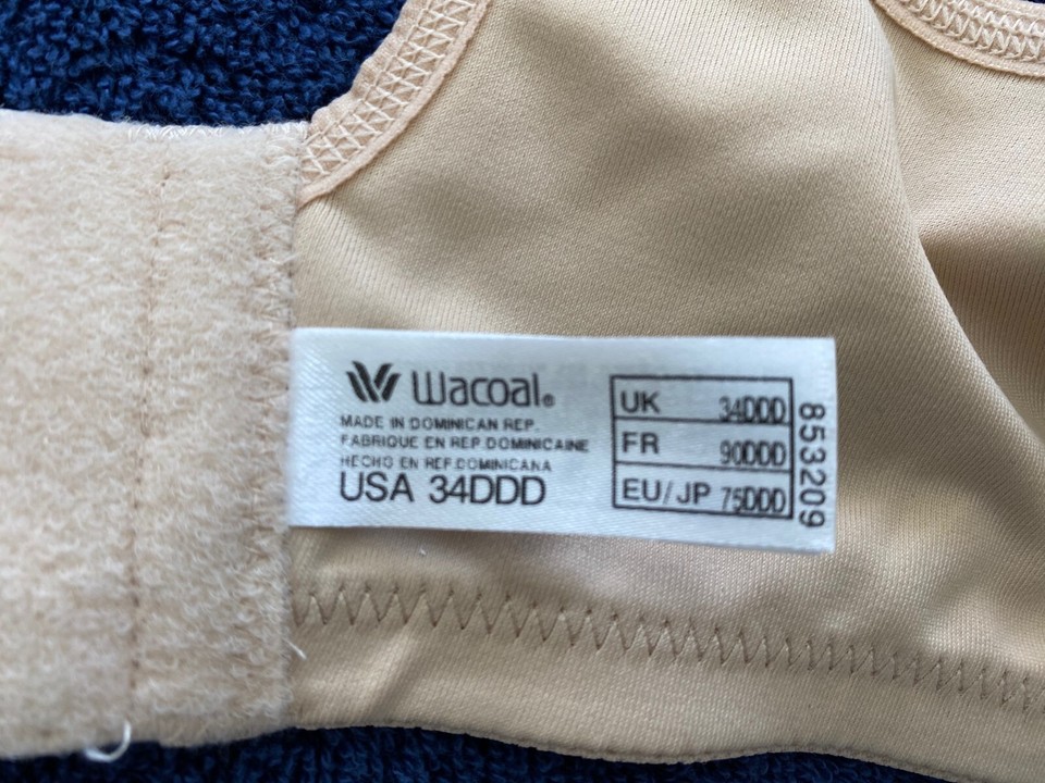 Wacoal Sport Contour UW Bra #853209 NWT Sizes 34DDD, 34G, 36DD | eBay