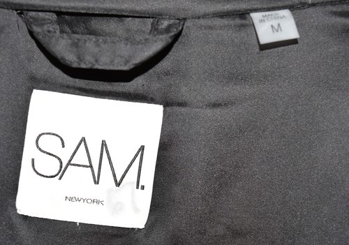 AUTHENTIC NEW SAM. FUR LONG VEST JACKET HOODED THICK WARM SIZE M | eBay