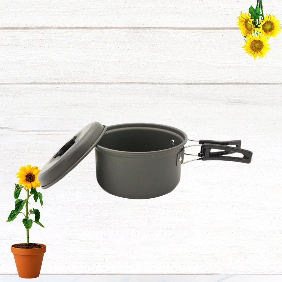 Camping Cookware Lightweight Cooking Pot Noodle Container for Outdoor ...