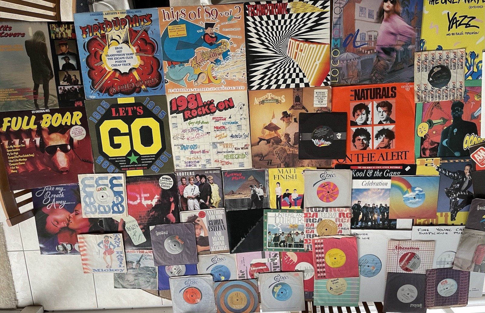 51 x 80s Vinyl Records Bulk Lot – LPs, 12” & 7” Singles Pop Rock | eBay ...