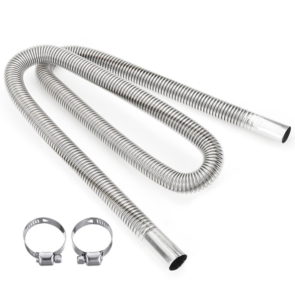 Heater Exhaust Pipe Stainless Steel Exhaust Tubing Flexible Exhaust 60 ...