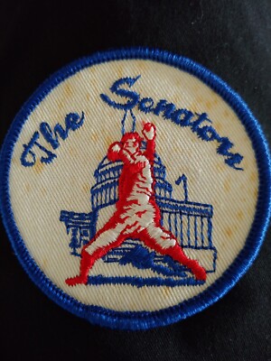 Vintage Washington Senators Baseball Team Logo Jacket Hat Patch 1960s 3 Inch | eBay