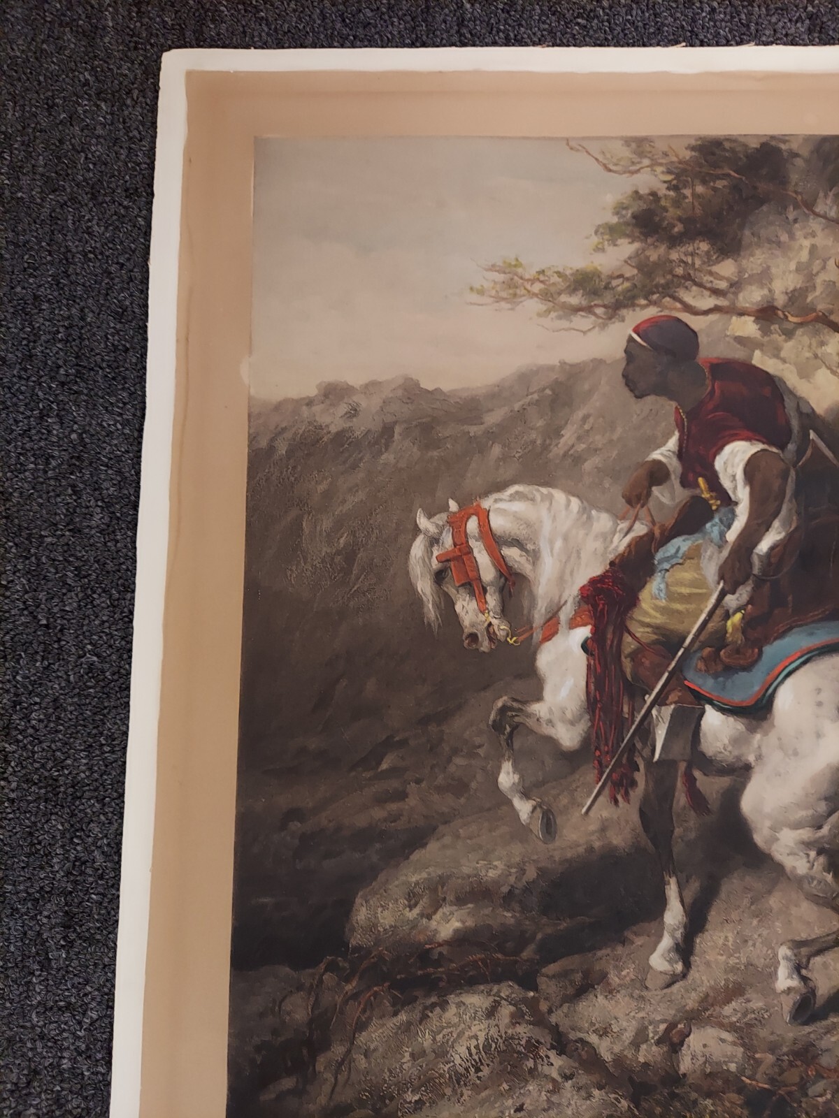 ADOLPH SCHREYER GERMAN ARTIST HAND COLORED PHOTOGRAVURE KABYLE | eBay