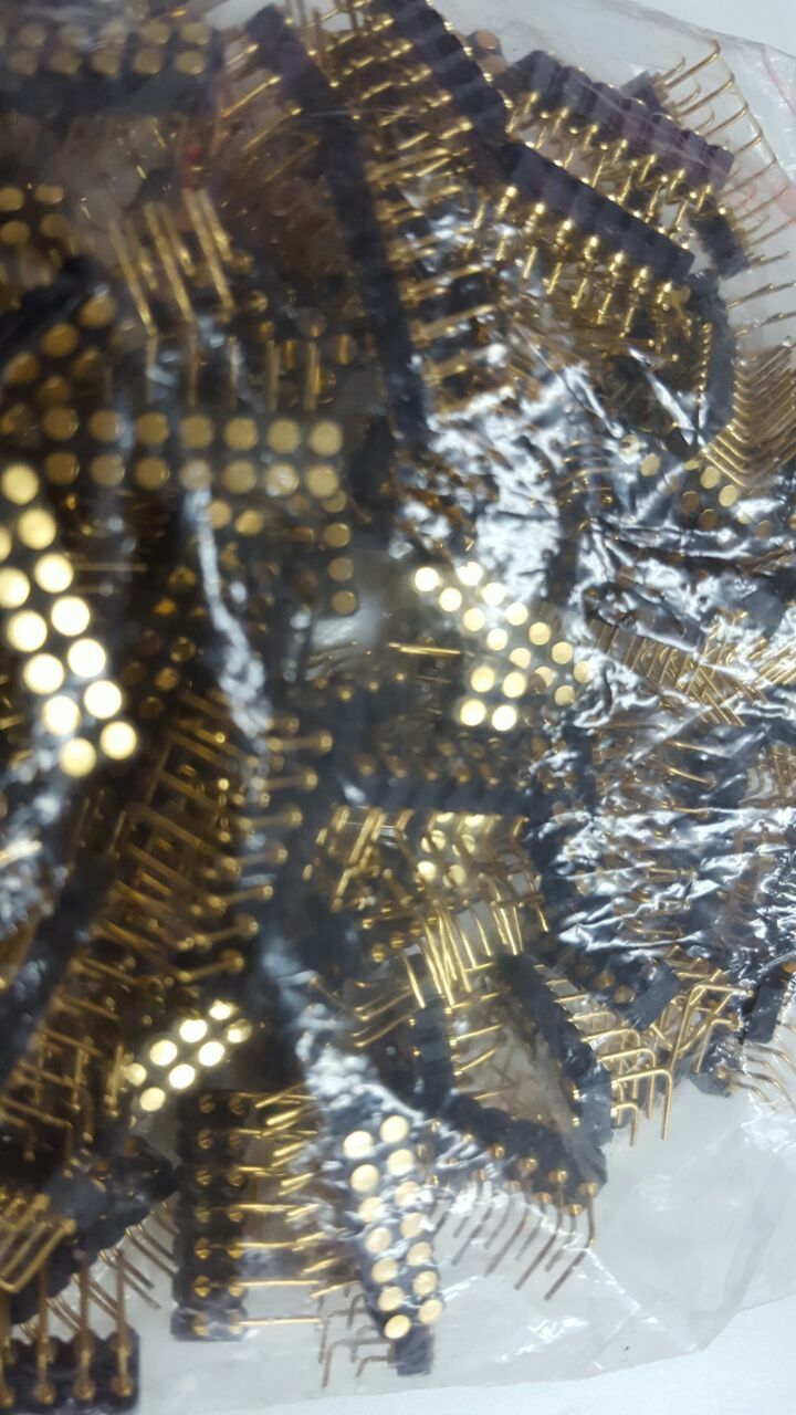 LOT OF 108 PCS. EATON FP420-1120-B14100A 2.54 mm pitch 14 pin female ...