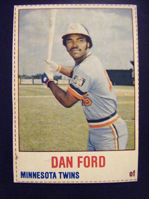 DAN FORD 1978 Hostess TWINS baseball card #18 ORIOLES 1983 WSC FREMONT ...