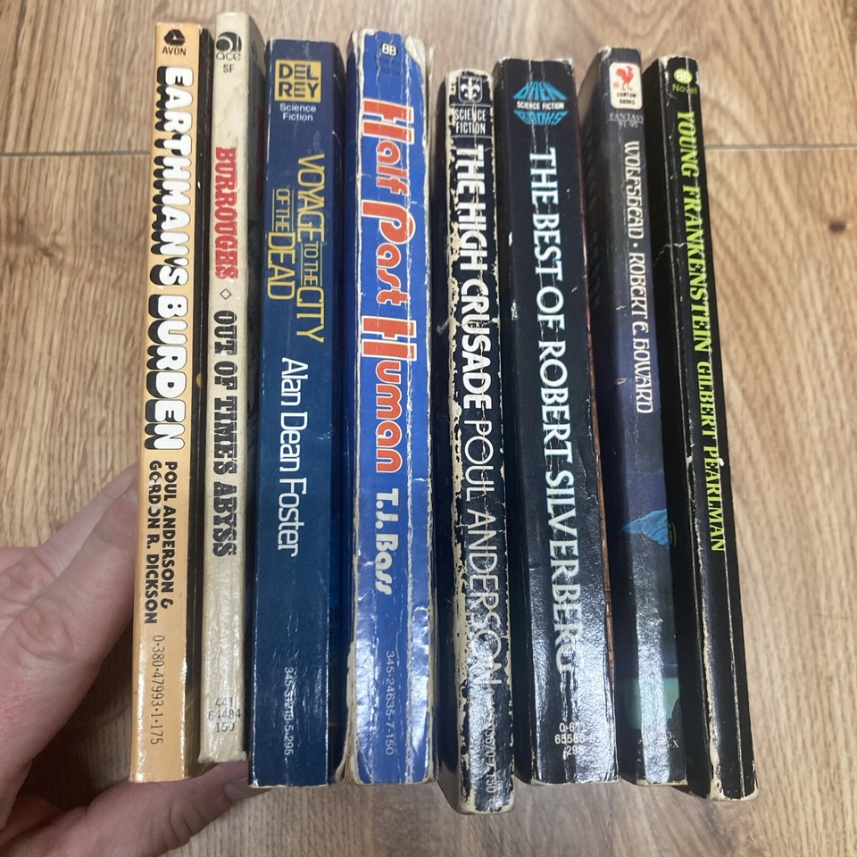 LOT OF 8 VINTAGE Science Fiction PAPERBACKS | eBay