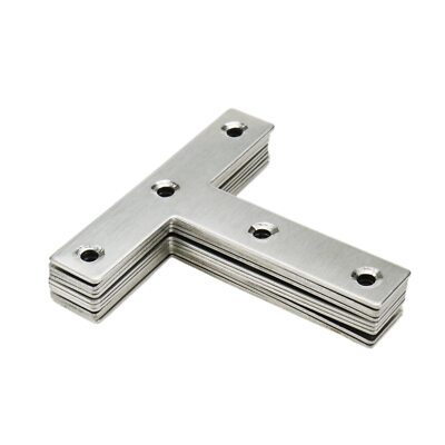 T Brackets 10pcs Stainless Steel T Brackets Flat T Shape Repair Mending ...