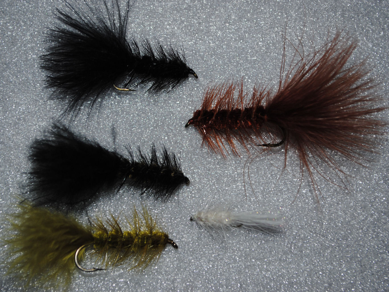 Woolly Buggers, 8 ea Trout Salmon flies Fly Fishing, 5 colors | eBay