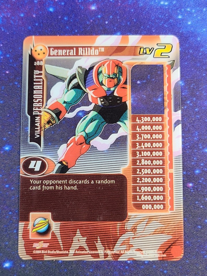 DBZ Dragon Ball GT General Rilldo 288 Hi-tech CCG Unlimited DBGT MP ...