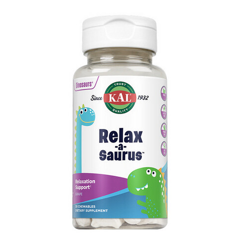 Relax-a-Saurus Grape 30 Chews By Kal | eBay