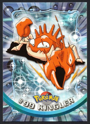 KINGLER CARD #99 POKEMON TRADING CARD COLLECTION TOPPS 1999-2000 | eBay