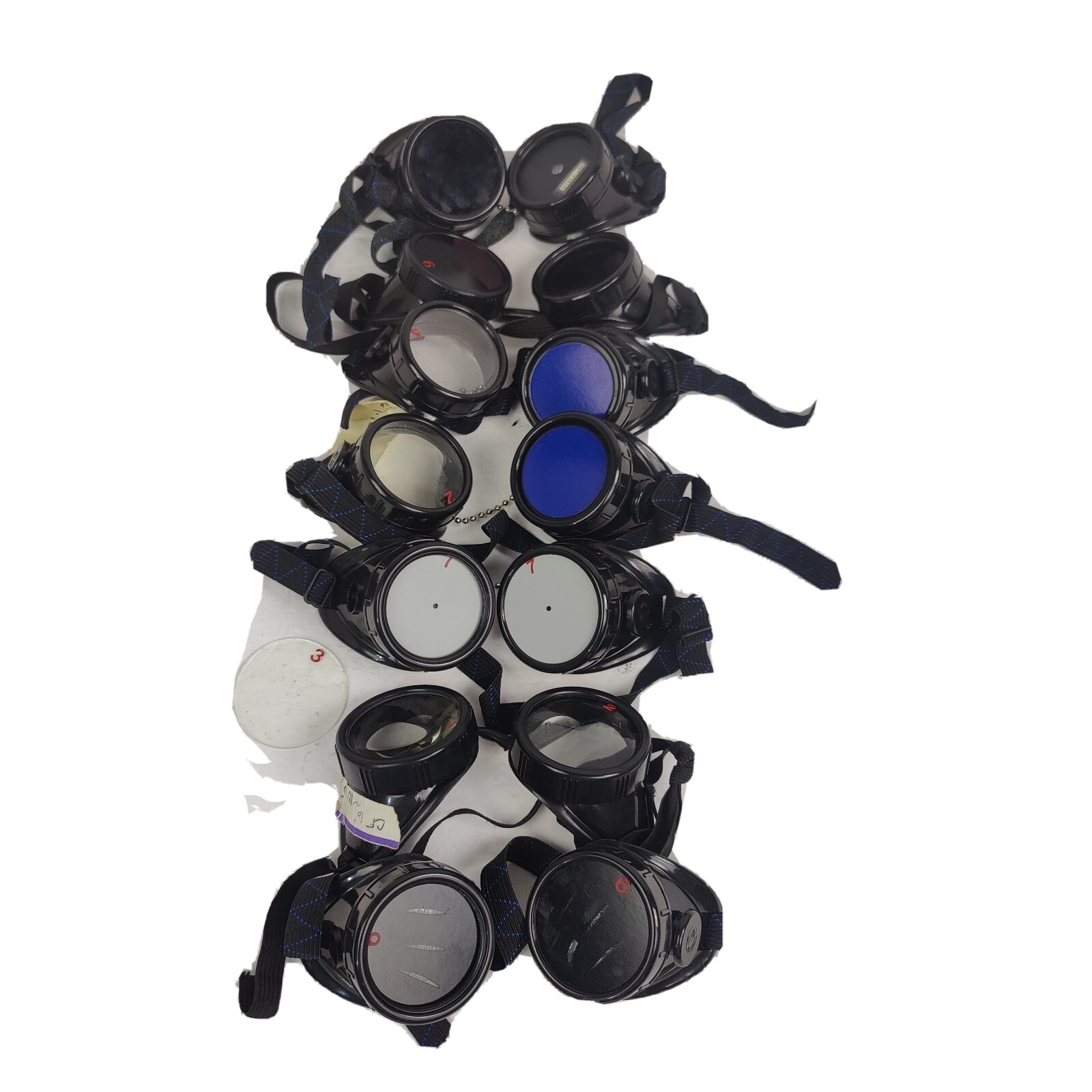 DAAS Vision Simulator Kit Simulation Goggles Set of 7 + Blindfold ...