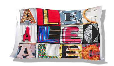 ALEC Personalized Pillowcase featuring the name in photos of sign ...