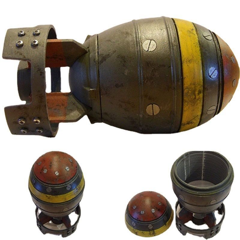 New Mini Nuke Bomb Storage Box Retro Figurine Desktop Decor for Home ...
