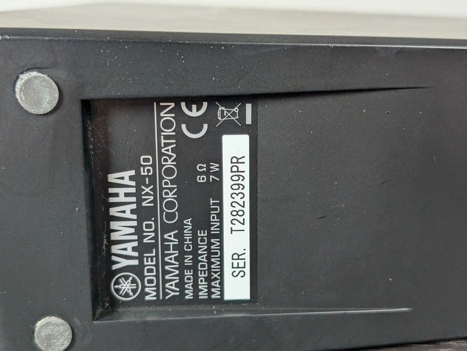 Yamaha NX-50 Powered Speaker Pair Compact Audio System Vintage Black ...