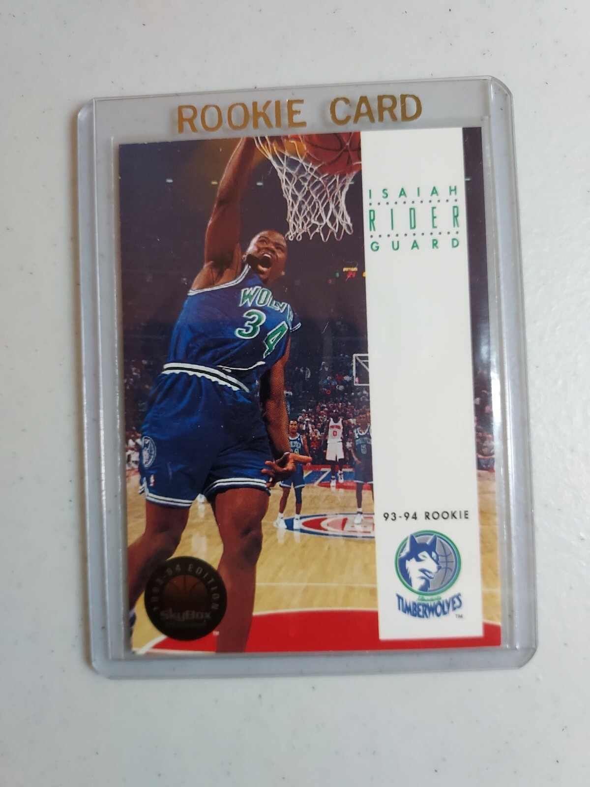 1993-94 Skybox Premium #251 Isaiah Rider Minnesota Timberwolves NBA ...
