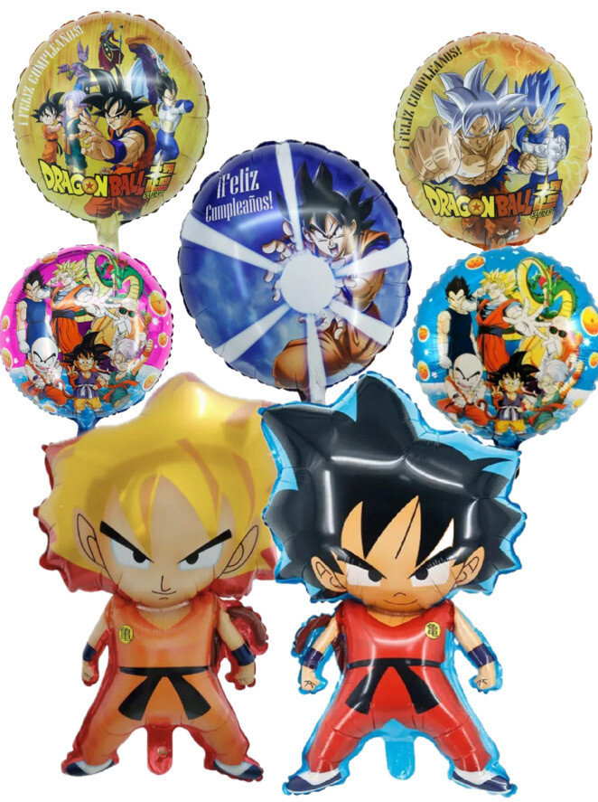 XL SUPER BIG Dragon Ball Goku 7 Helium Balloons Birthday Party FAST ...