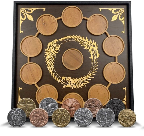 ESO The Elder Scrolls Online Commemorative Coin Set With Desktop Leg ...