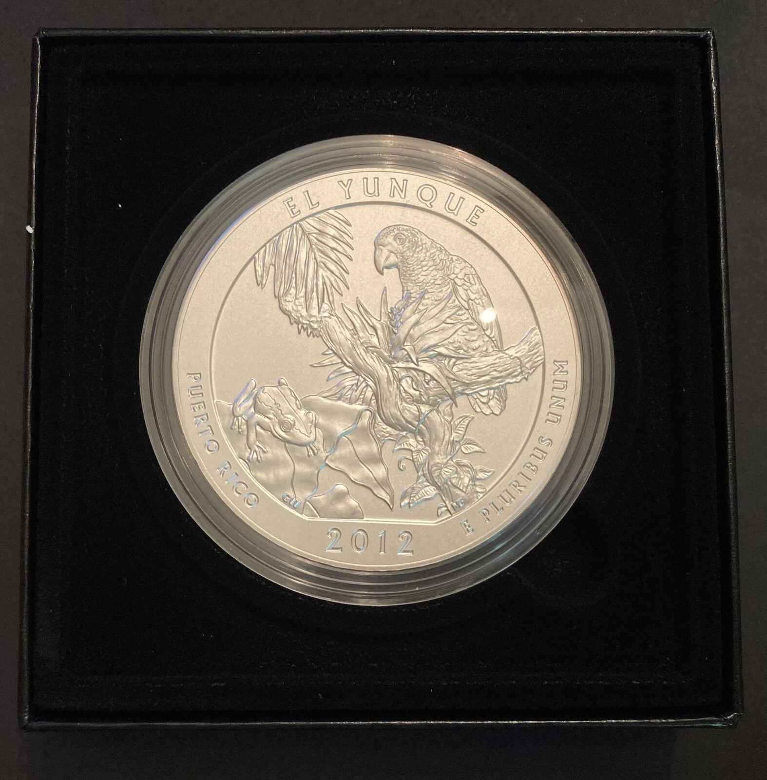 2012-P America The Beautiful ATB 5 oz Silver Coin ~ El Yunque Puerto ...