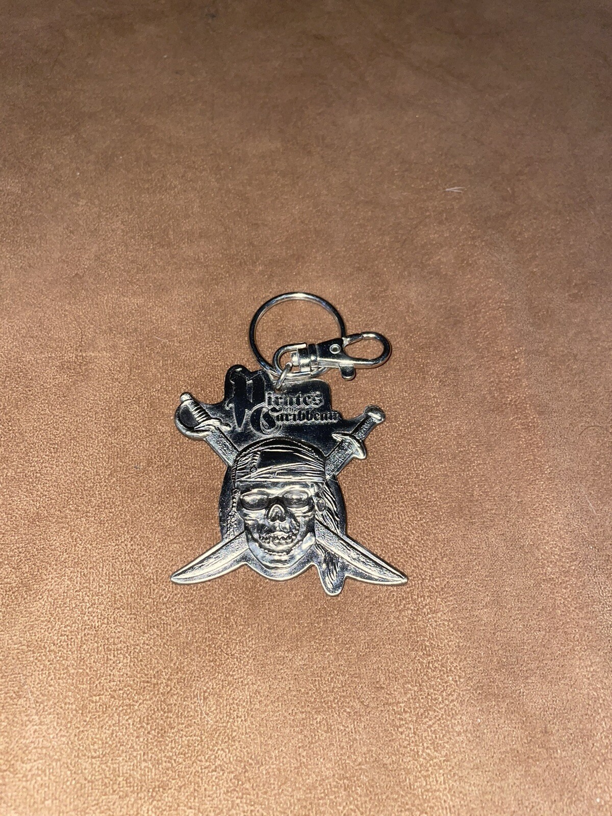 Disney Pirates Of The Caribbean Keychain SkullSword Metal Collectible ...