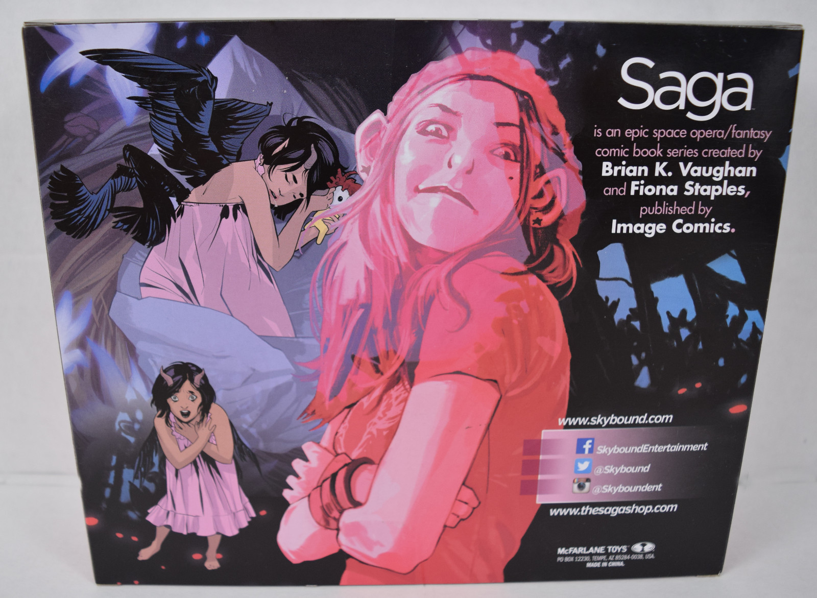 Saga Hazel Izabel Action Figure Skybound 2 Pack Image Signed Brian K ...