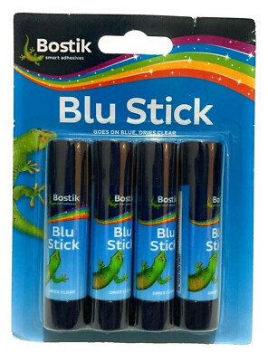 Bostik Adhesive Glue Stick Craft Quick Sticking Dries Clear Pack Of 4 ...