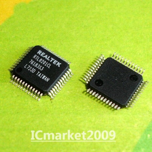 5 PCS RTL8201CL QFP-48 Single-Chip/Single-Port 10/100M Fast Ethernet ...