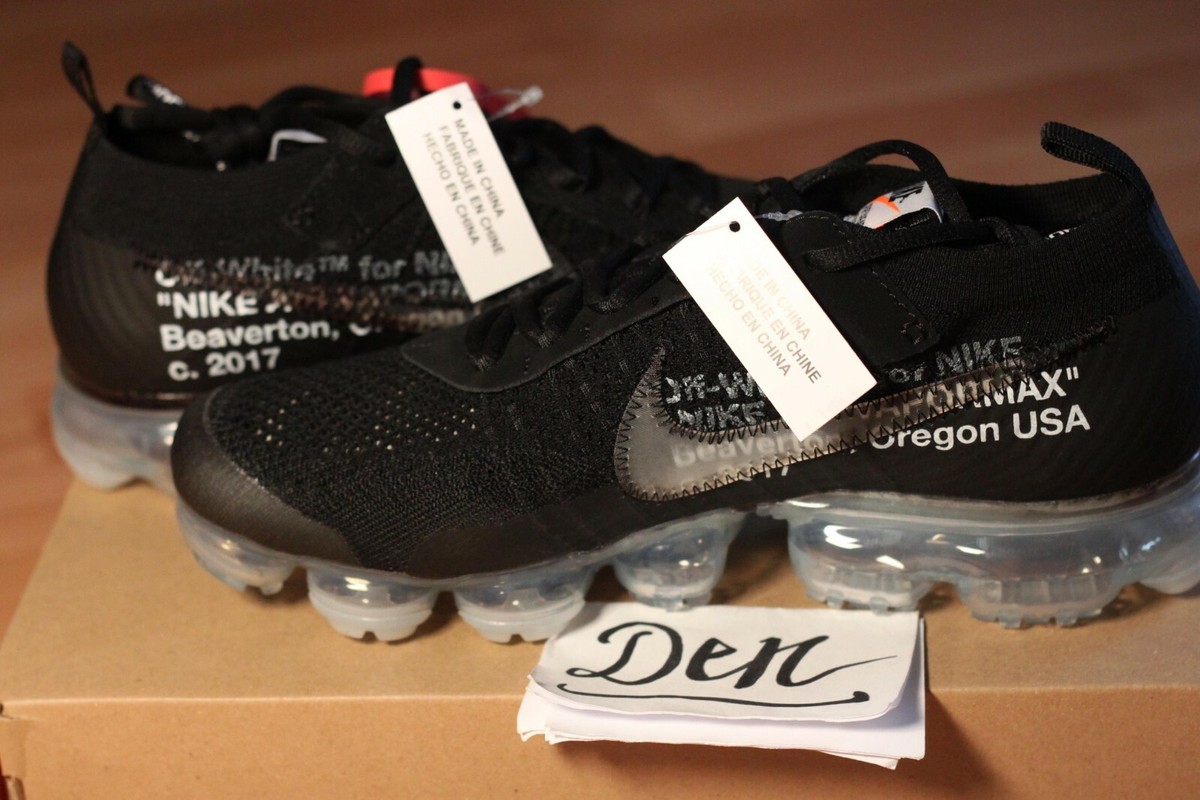 Nike Off White Vapormax Black US 9 42.5 Offwhite OG 2.0 Air Nike Off White Vapormax Black US 9 42.5 Offwhite OG 2.0 Air