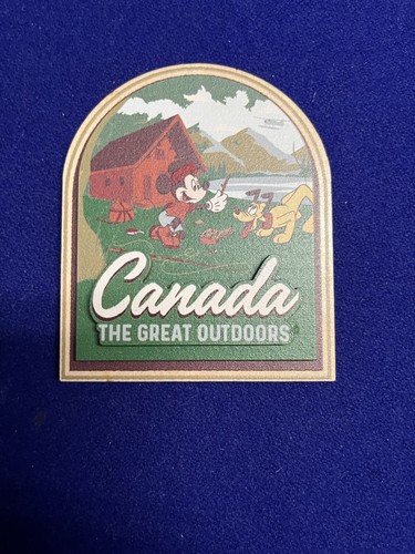 2023 Disney Epcot World Showcase Canada Magnet Mickey Mouse & Pluto New ...