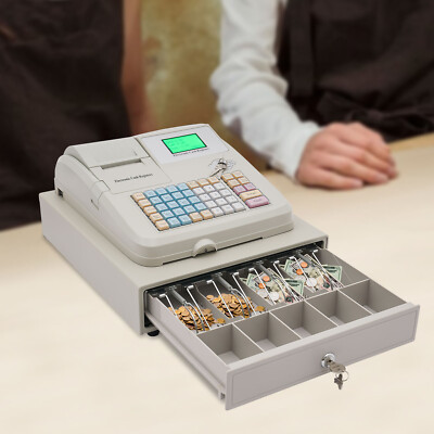 Electronic Pos Cash Register Cashier Machine With Drawer Financial ...