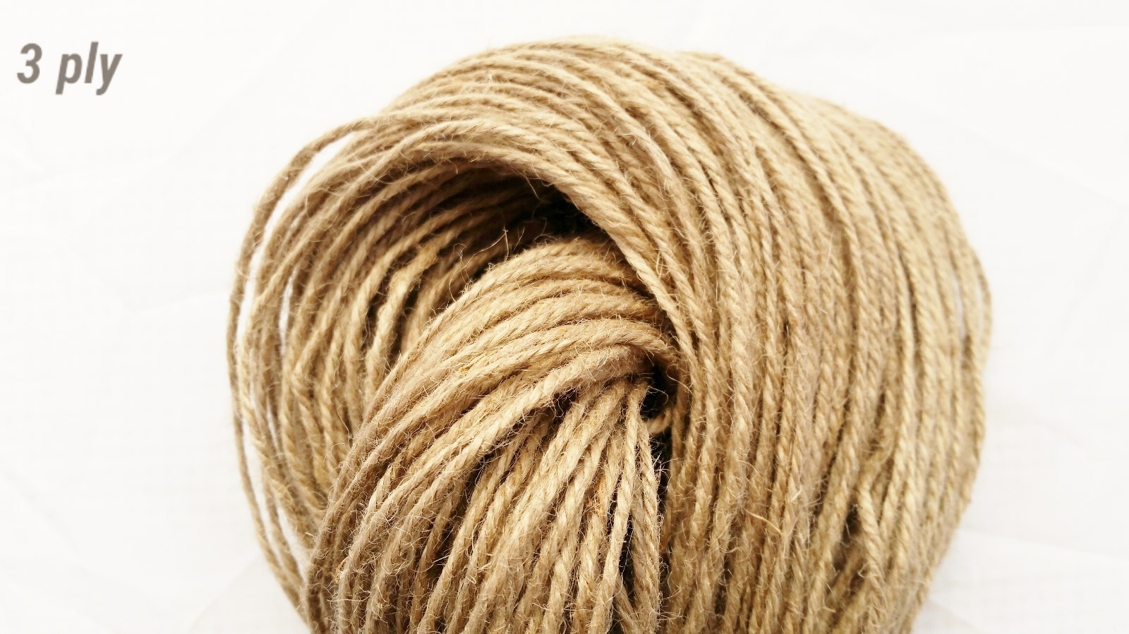 1m-1000m 1/2/3 ply Natural Brown Soft Jute Twine Sisal String Rustic ...