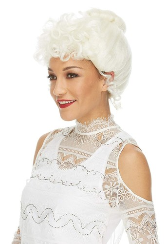 1900 GIBSON GIRL COSTUME WIG UPSWEEP VICTORIAN LADY CURLY BUN OLD WEST ...