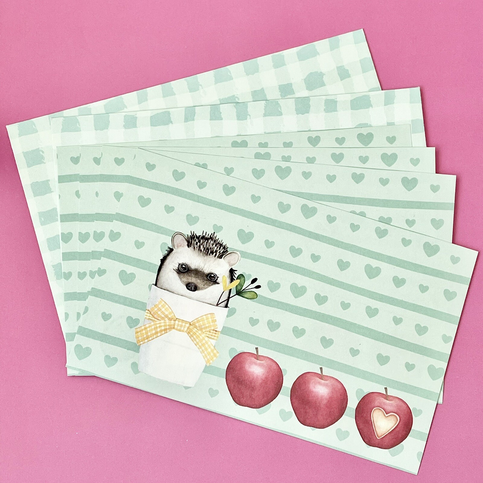 Cute Letter Writing Set/ Note Paper & Envelopes/ Craft Journal ...