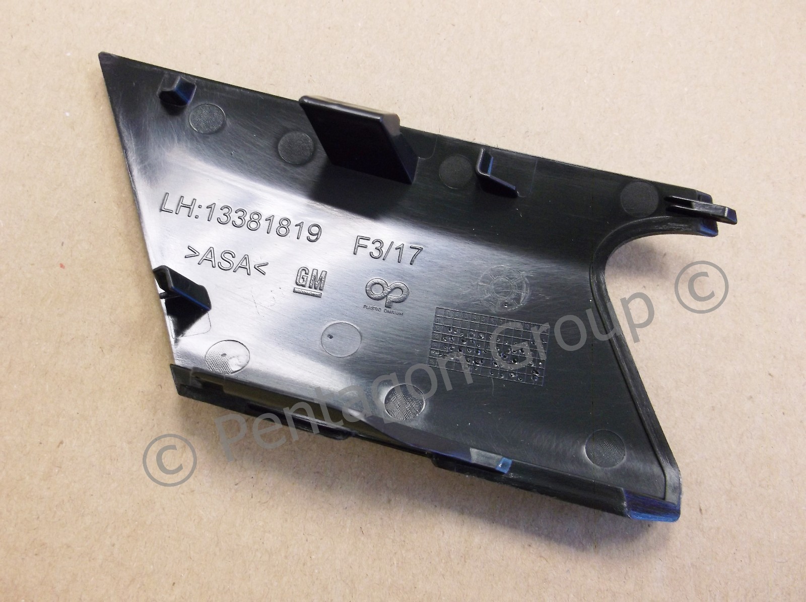 New Genuine Vauxhall Astra J MK6 5dr LH Front Bumper Trim Moulding Cap ...