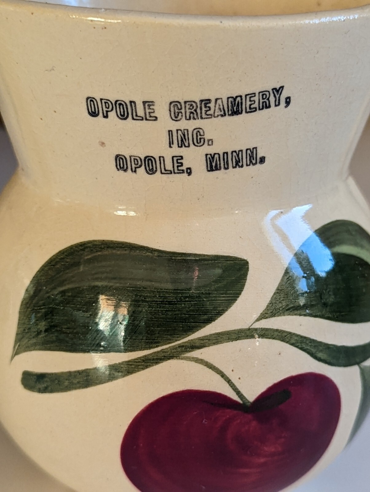 ***RARE*** Watt Pottery Opole MN Minn Minnesota Advertising #98 Apple ...