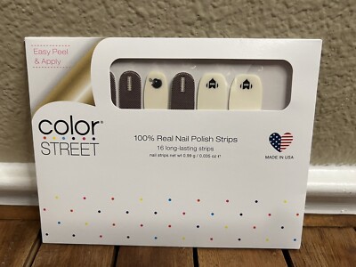 Color Street SUNDAY PUNTDAY Real Nail Polish Strips NFL Football Fan ...